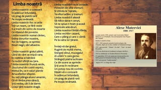31 august - Sărbătoarea naţională „Limba noastră” | PDF