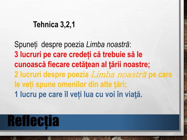 Limba noastră” de A.Mateevici. Mesajul textului. | PPTX