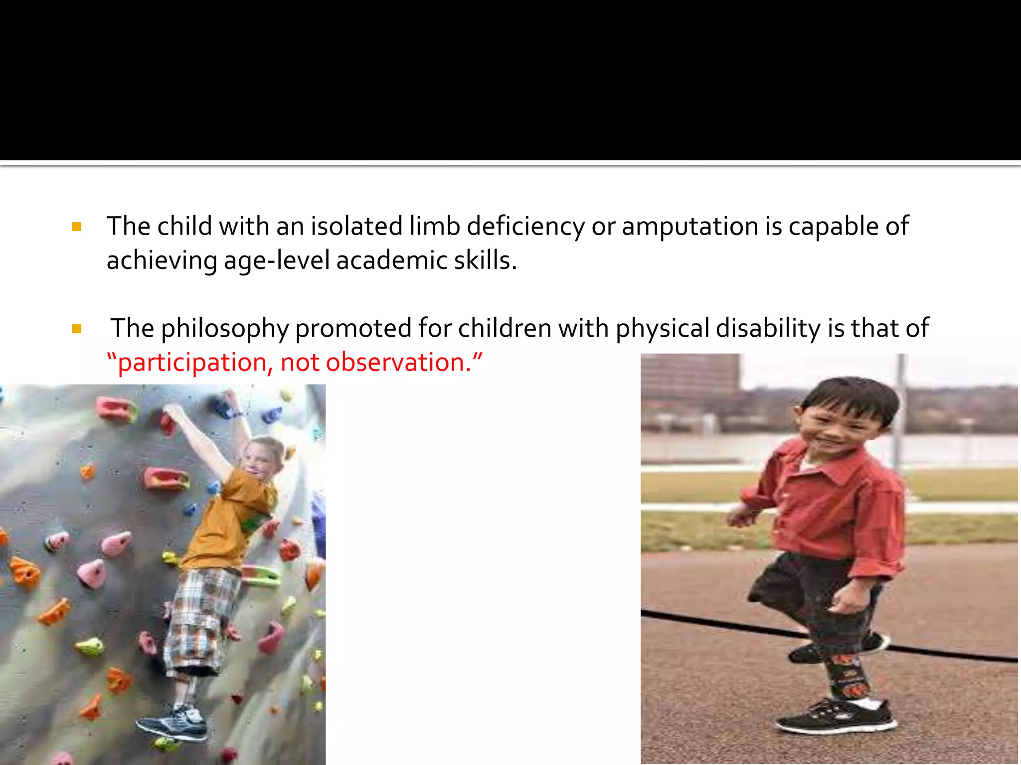 Limb deficiencies and amputations | PPTX