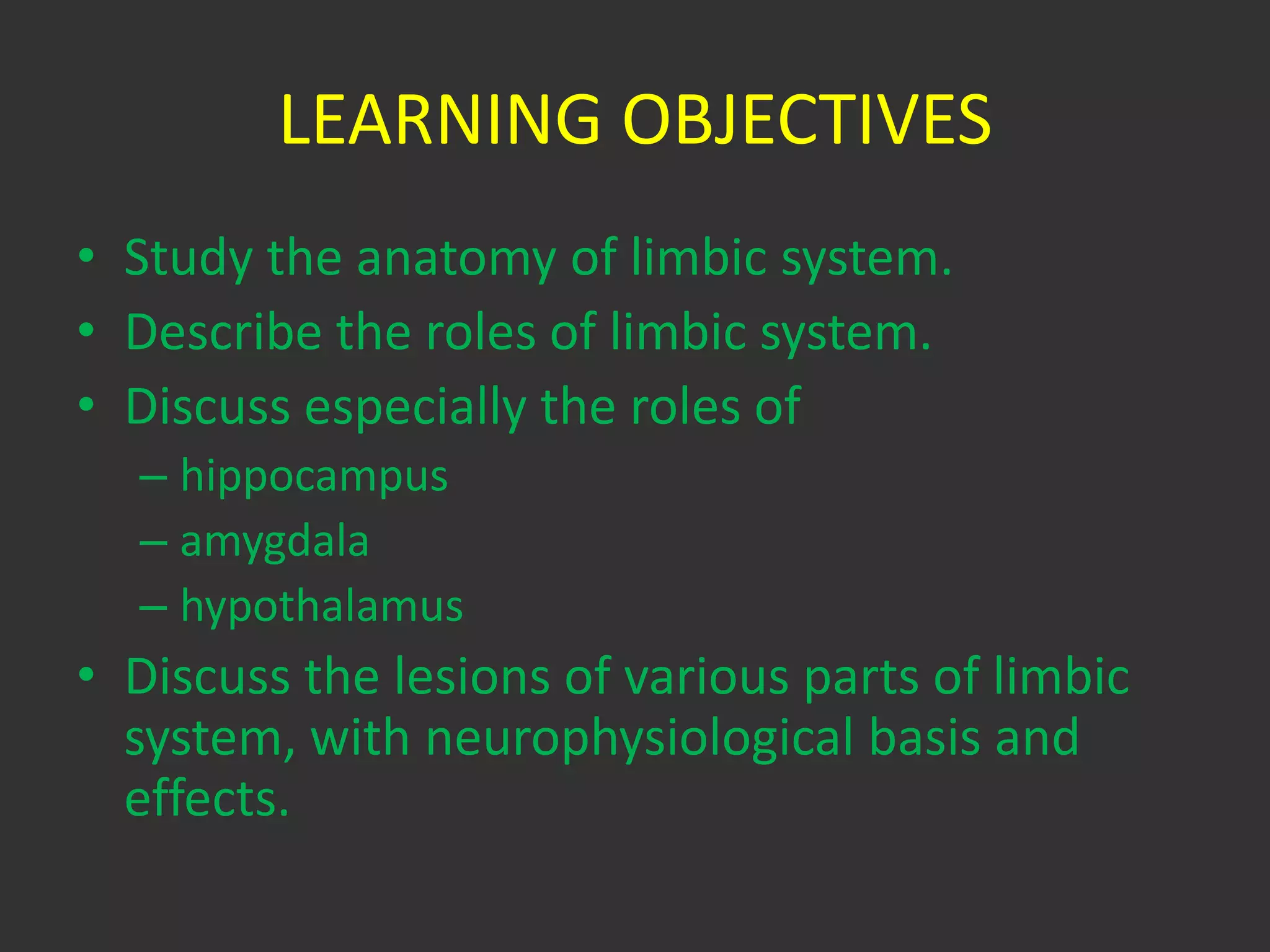 Limbic system | PPTX