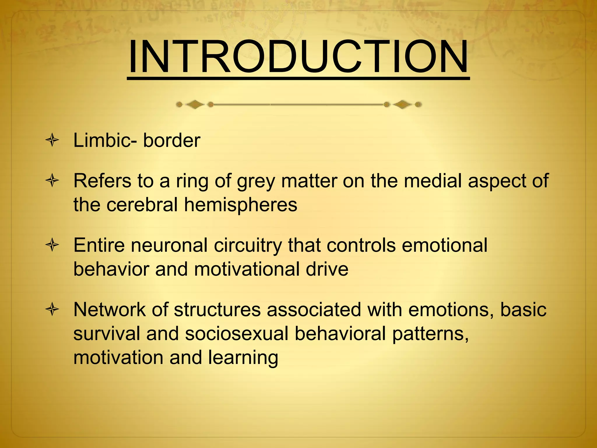 Limbic system | PPTX