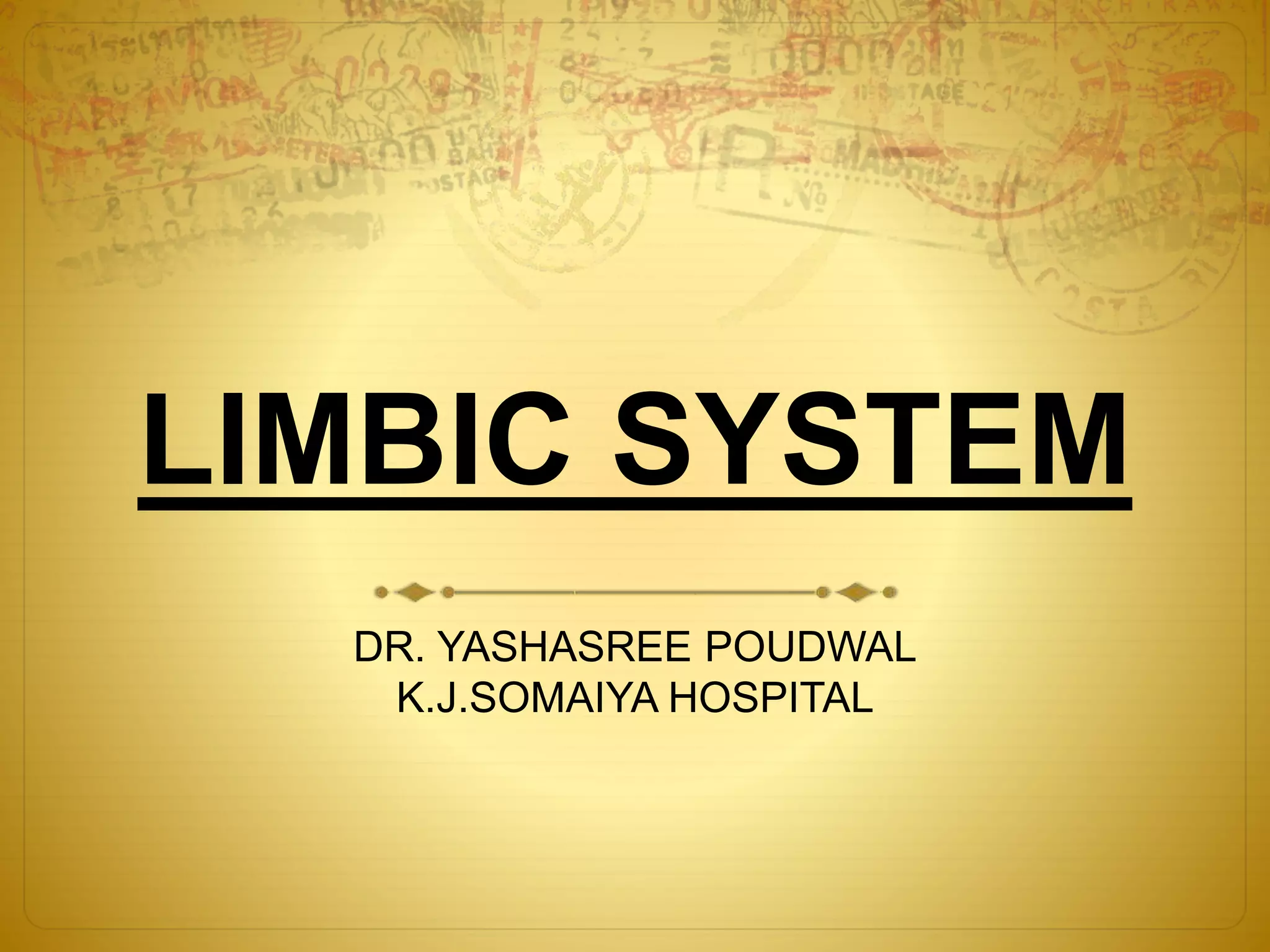 Limbic system | PPT