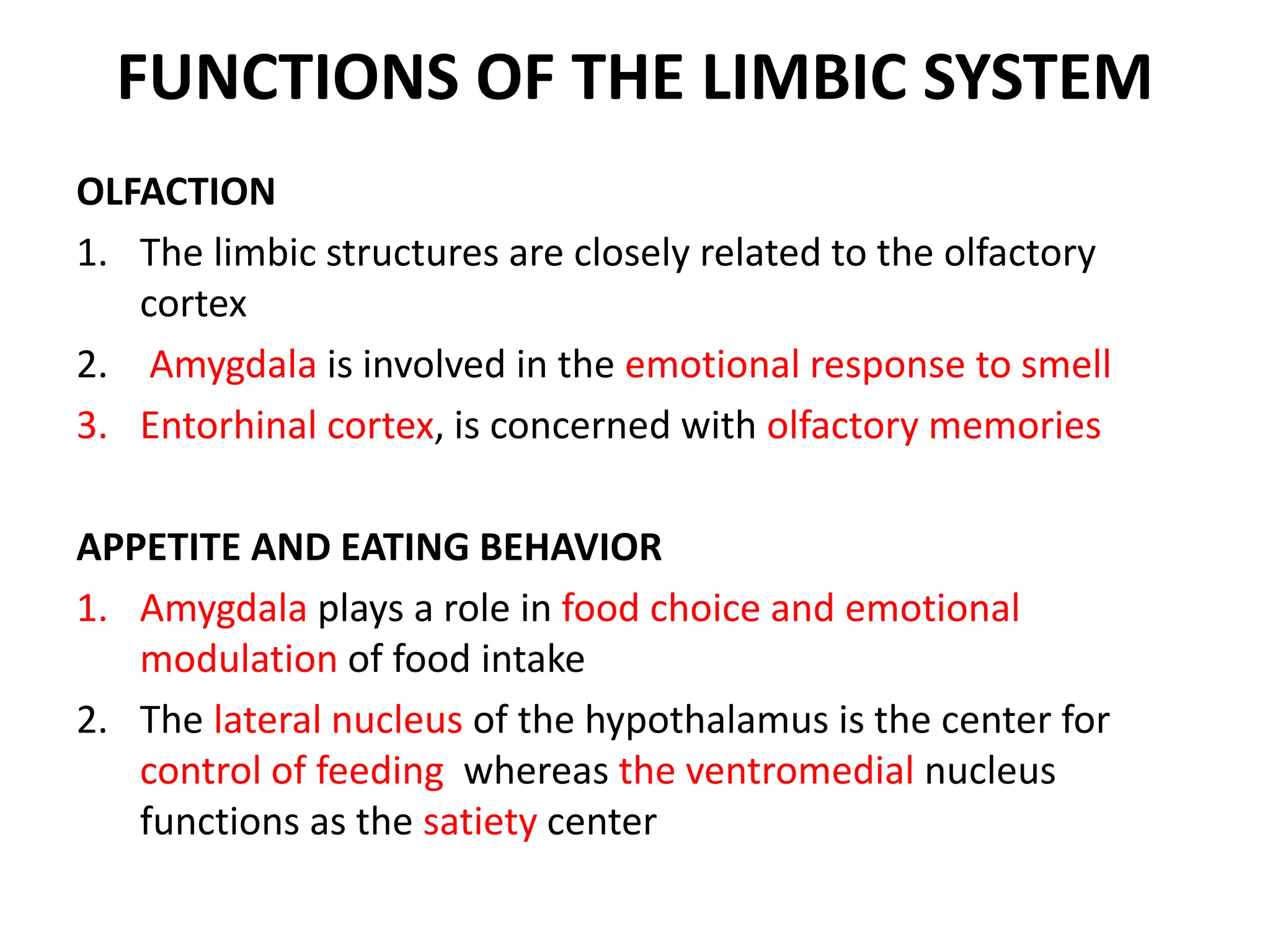 Limbic system and it's psychiatric aspects | PPTX