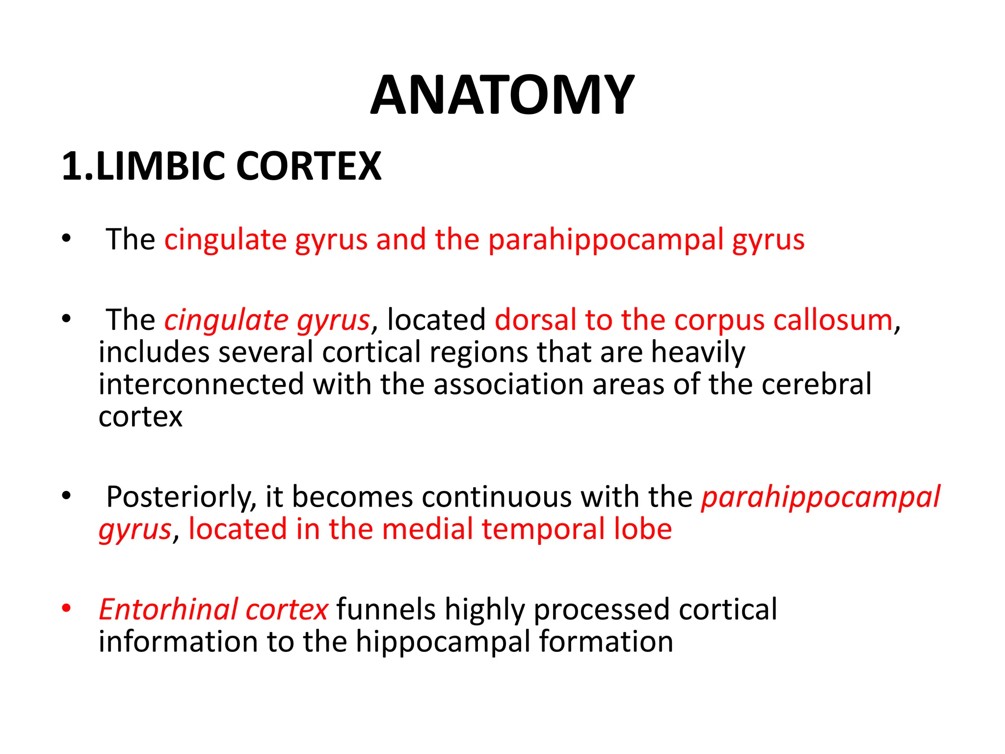 Limbic system and it's psychiatric aspects | PPTX