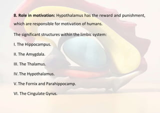 LIMBIC SYSTEM VENTICLES OF BRAIN CSF AND ITS FUNCTIONS | PPTX