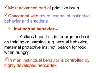 limbic system2.ppt physiology mbbs 1st year | PPT