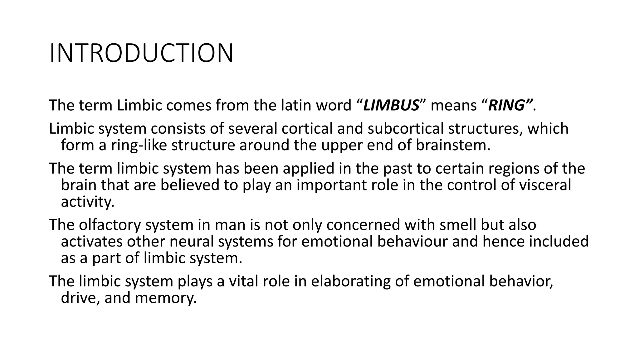 Limbic System | PPT