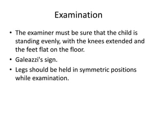 Limb length discrepancies | PPTX