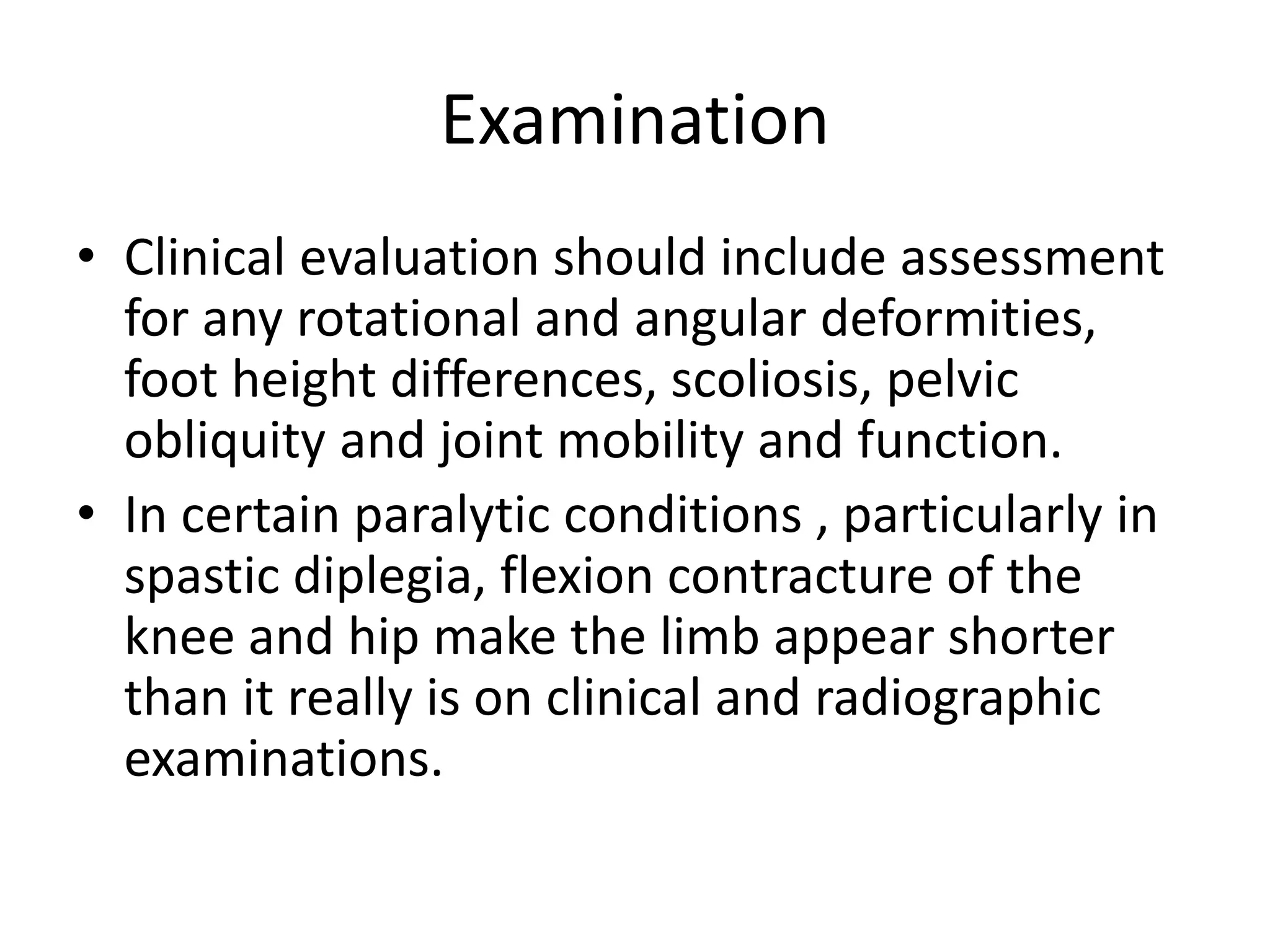 Limb length discrepancy | PPT