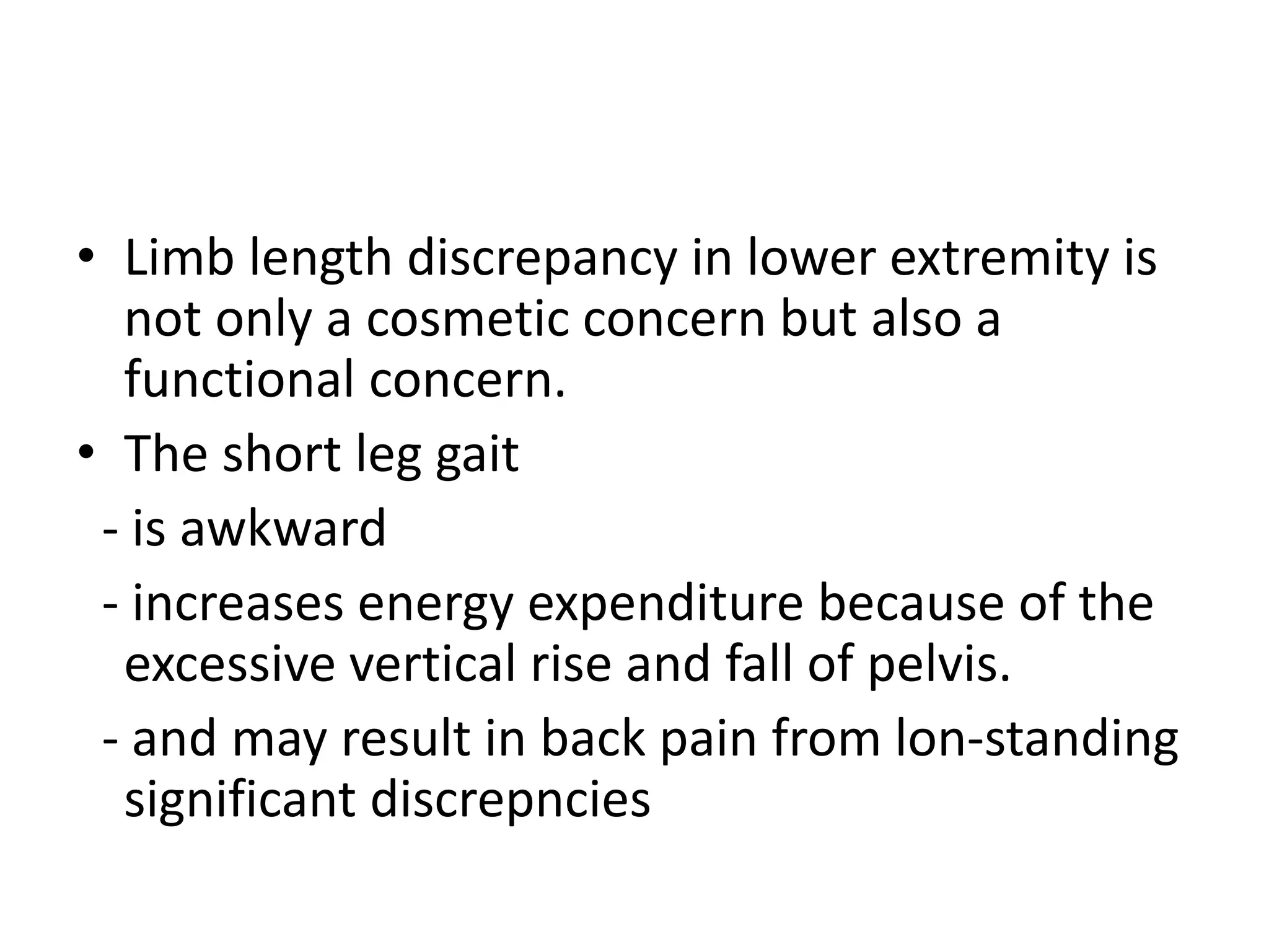 Limb length discrepancy | PPTX