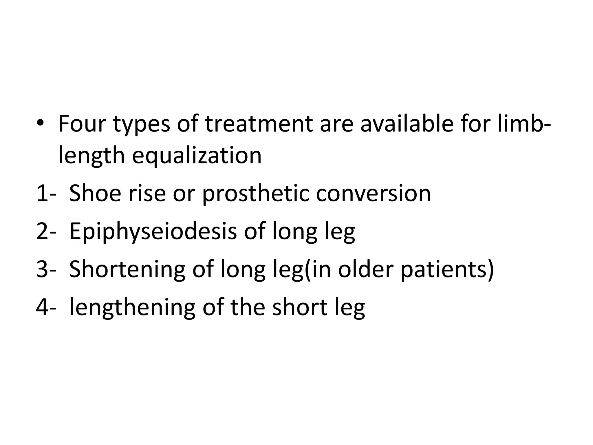 Limb length discrepancy | PPTX