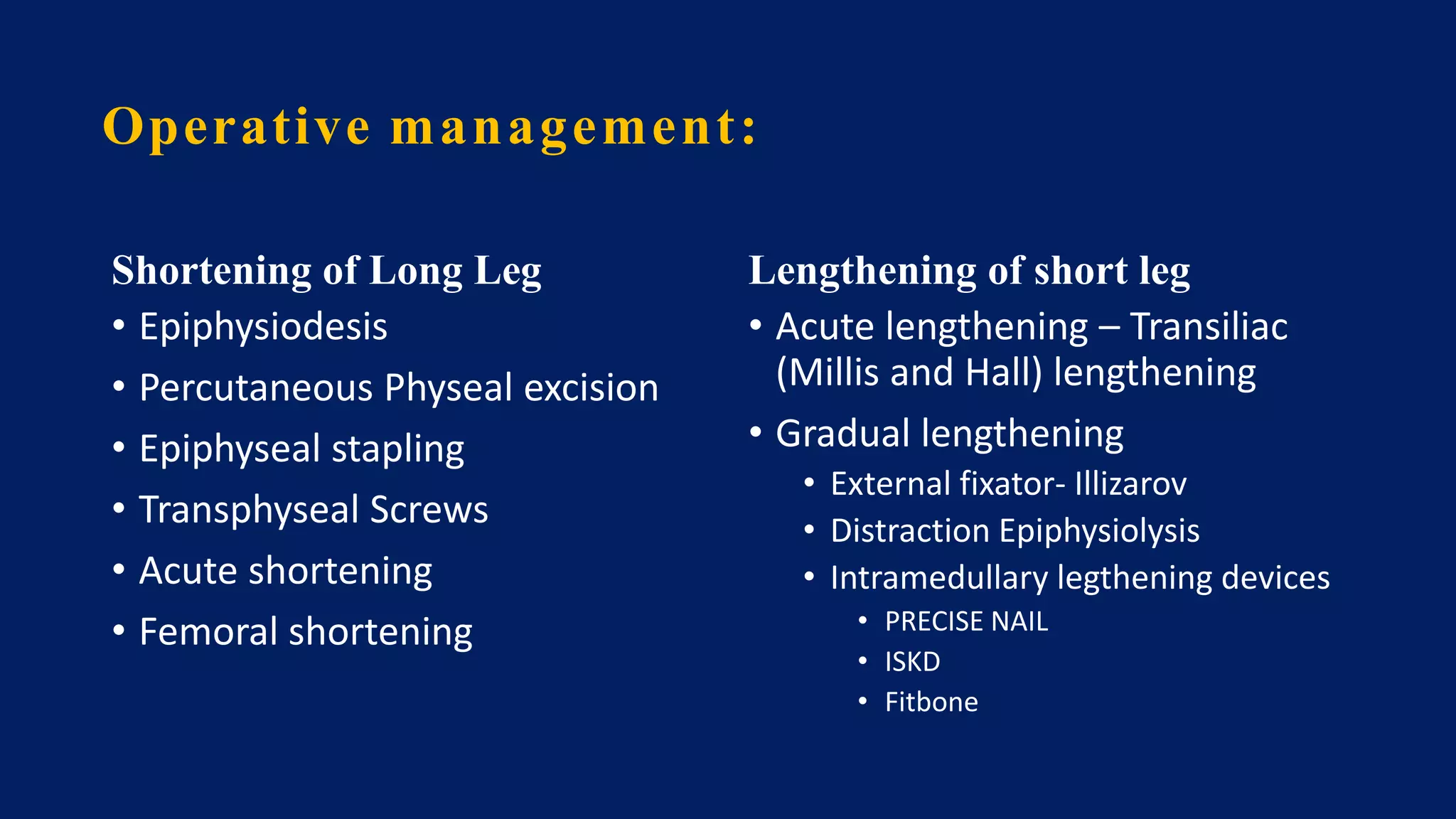 Limb length discrepancy | PPTX