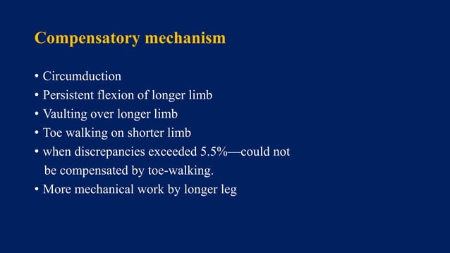 Limb length discrepancy | PPTX