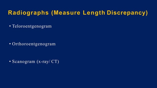 Limb length discrepancy | PPTX
