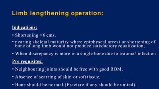 Limb length discrepancy | PPTX