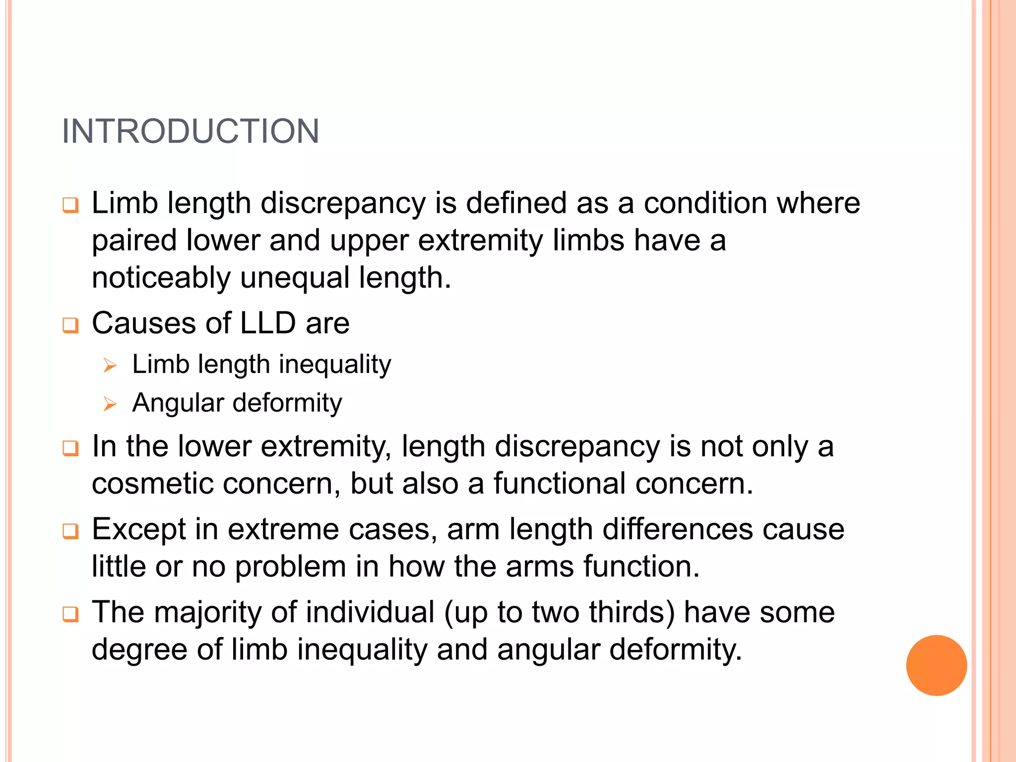 Limb length discrepancy | PPT