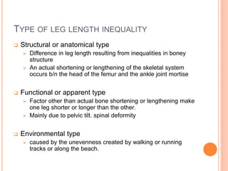 Limb length discrepancy | PPTX