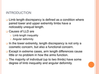 Limb length discrepancy | PPTX
