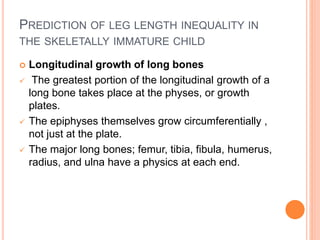 Limb length discrepancy | PPTX