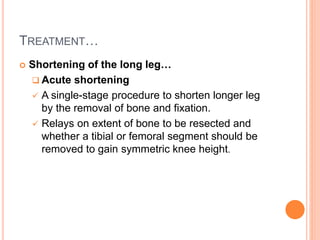 Limb length discrepancy | PPTX