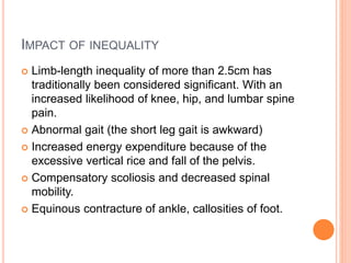 Limb length discrepancy | PPTX