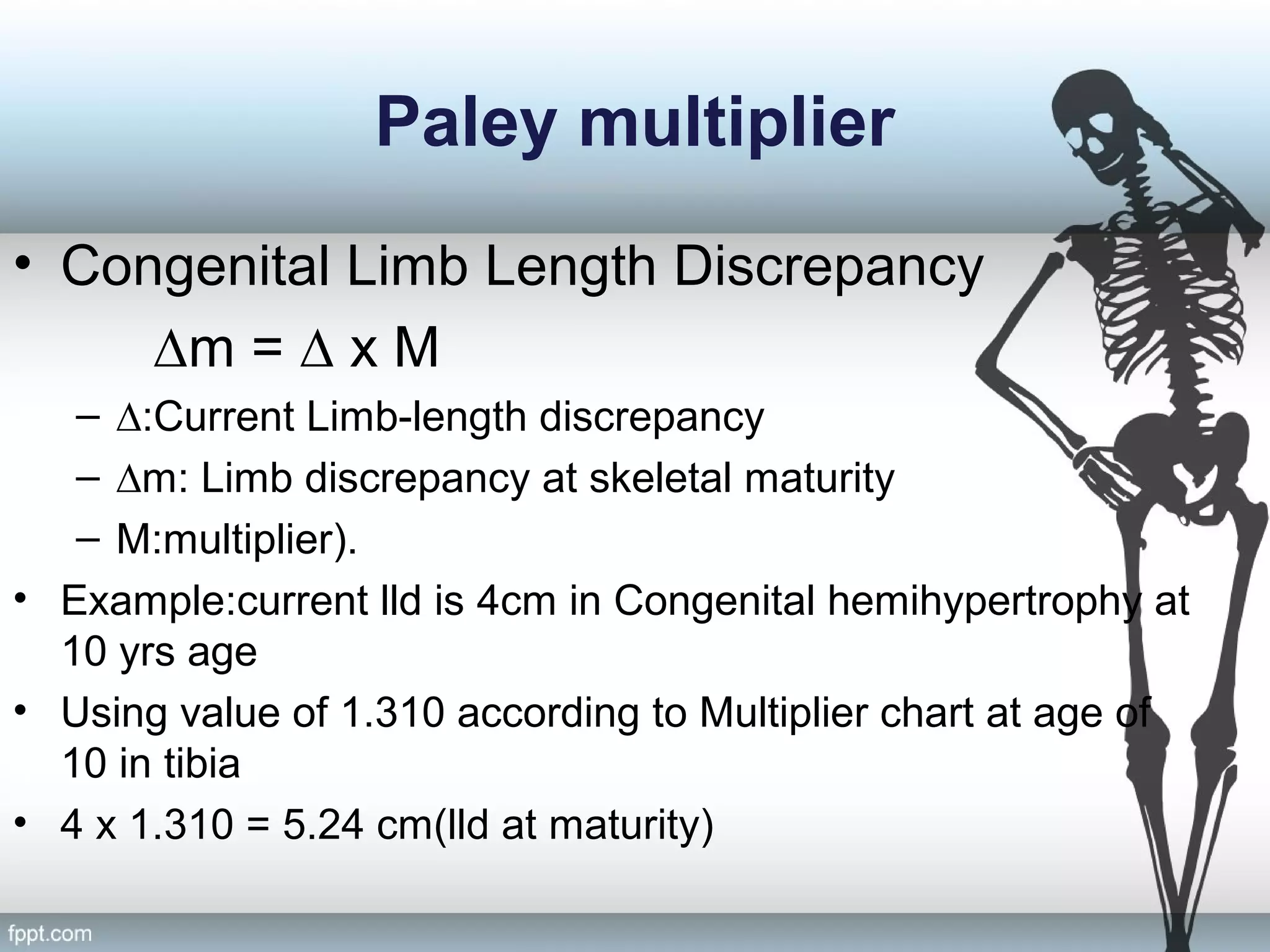 Limb length discrepency | PPT