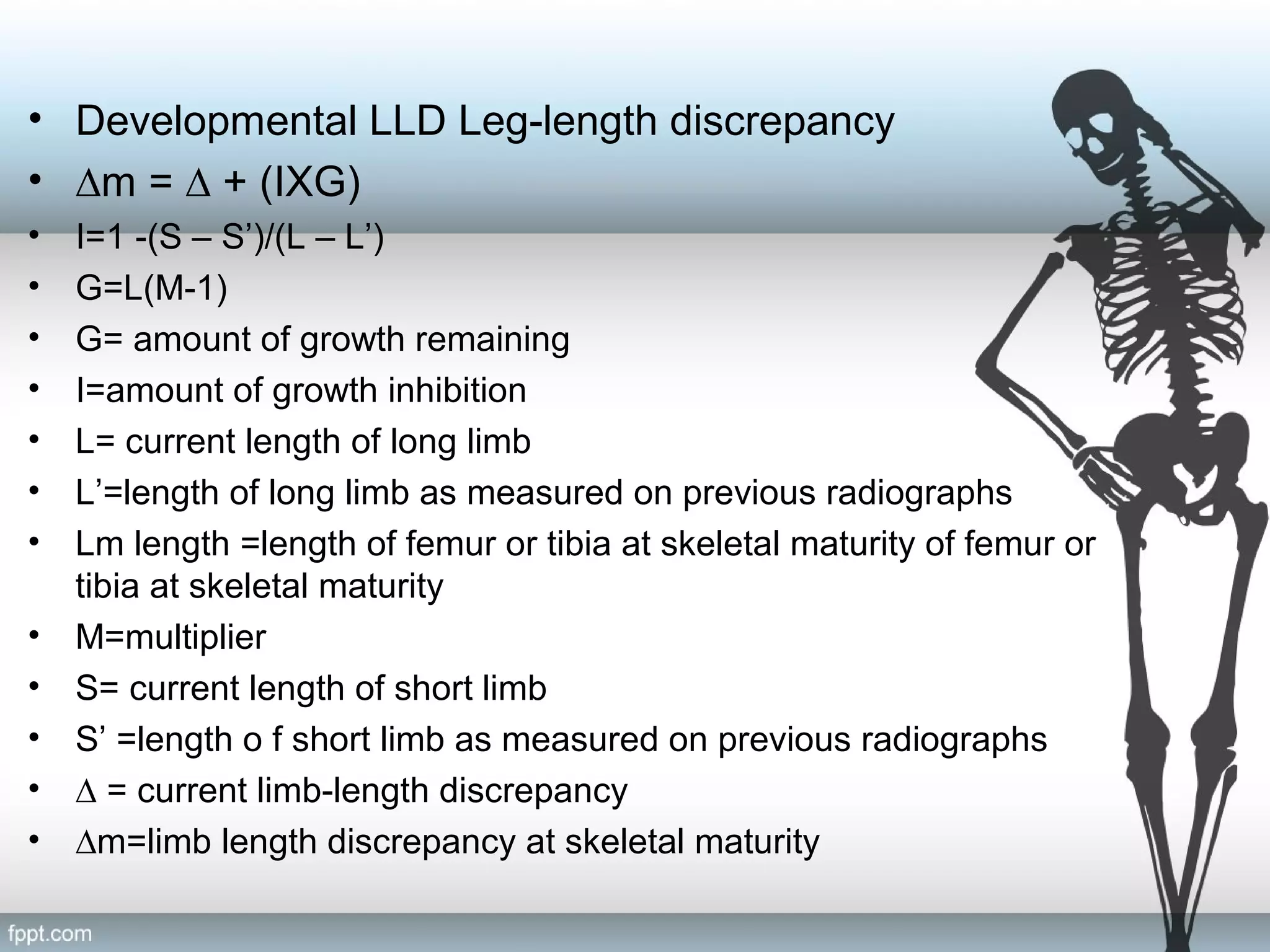 Limb length discrepency | PPT
