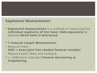 ASSESSMENT OF LIMB LENGTH DISCRIPPANCY .pptx