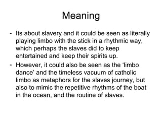 Limbo. jess and ed. | PPT