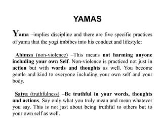 LIMBS OF YOGA | PPTX