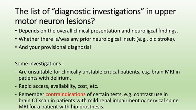 Limb Weakness Part I | PPTX