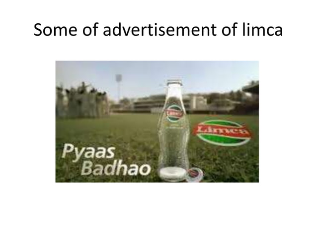 Limca online advertisement | PPTX