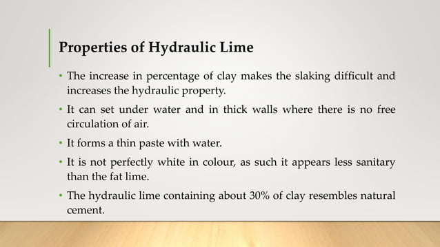 Lime - Classification, Properties, Uses | PPTX | Civil Engineering ...