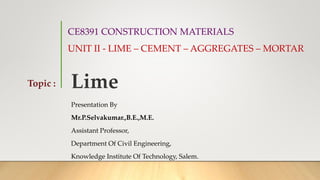 Lime classification | PPT
