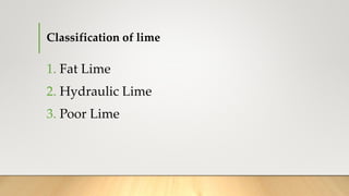 Lime classification | PPT