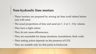 Lime lime mortar | PPTX