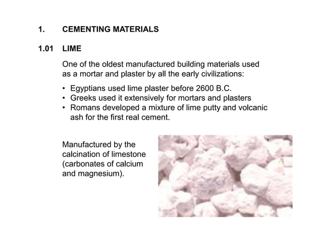 lime as building material.pptx