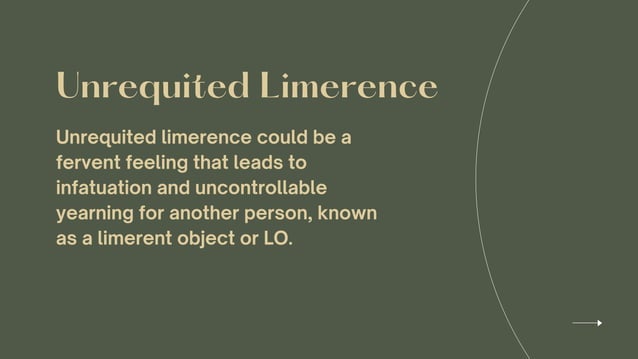 Limerence it’s meaning and its significance | PPT