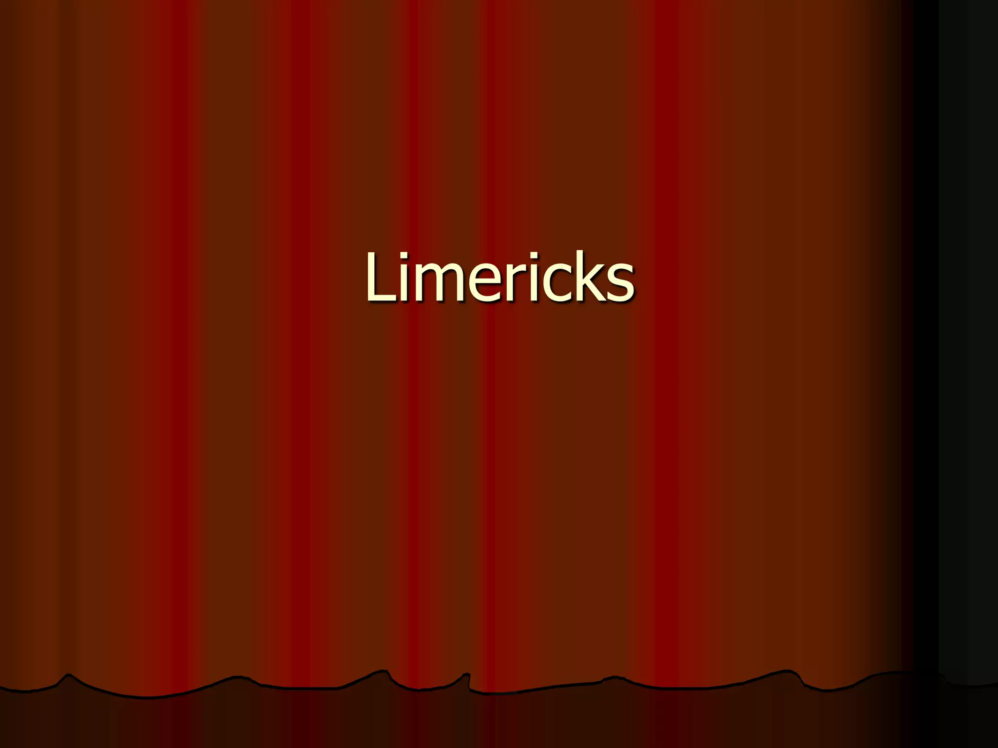 Limericks | PPT