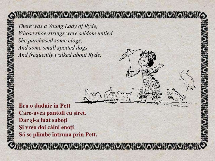 Limericks by edward lear (v.m.)