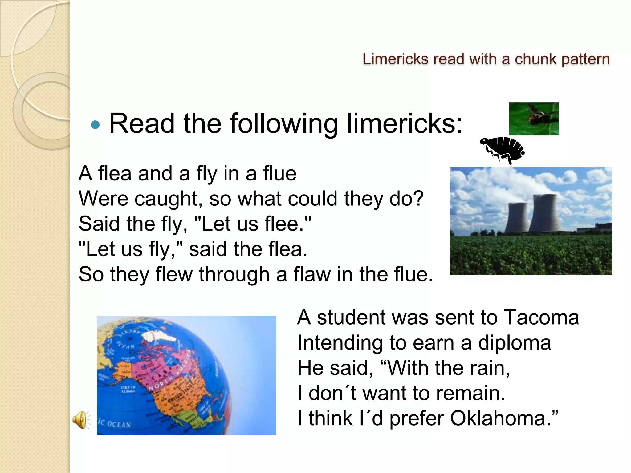 Limericks, chunk pattern | PPT