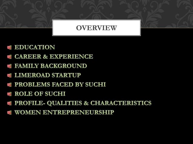 WOMEN ENTREPRENEURS-Limeroad Suchi Mukherjee | PPT