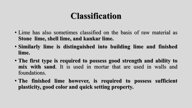 Limes | PPTX | Chemistry | Science