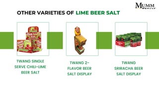 Different Lime beer Salts for best Wine Experience | PPTX