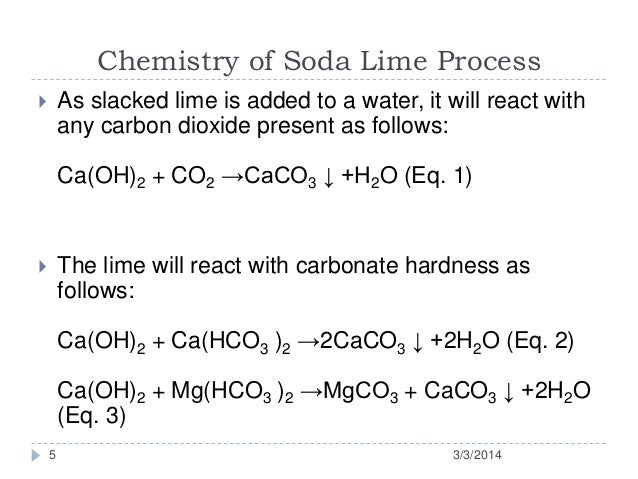 Lime Soda Process - Softening Of Water