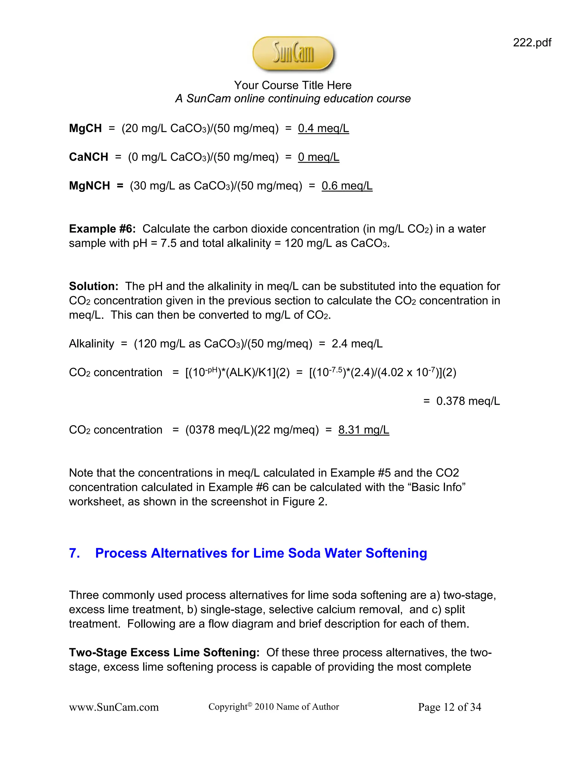 Lime soda process and type of hardness ie temporary and permanent | PDF