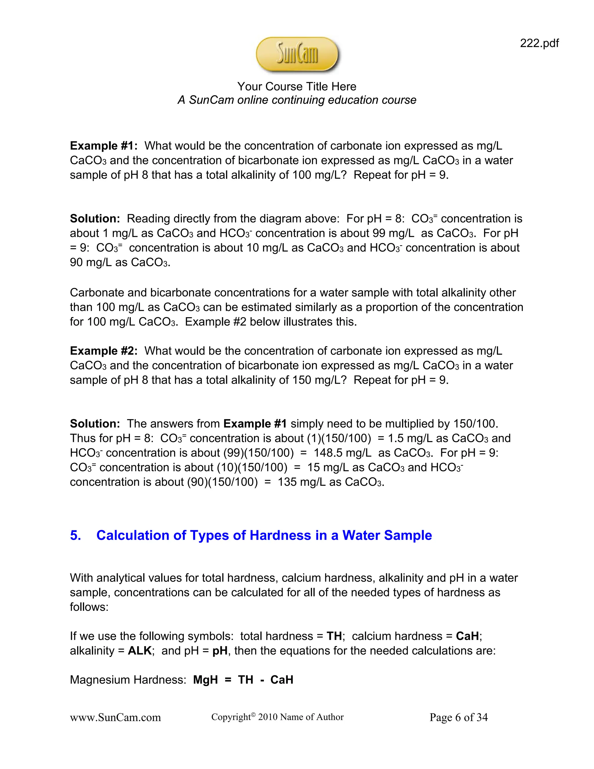 Lime soda process and type of hardness ie temporary and permanent | PDF