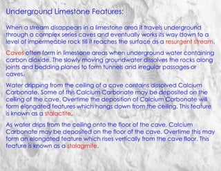 Limestones, for geography or integrated science | PDF