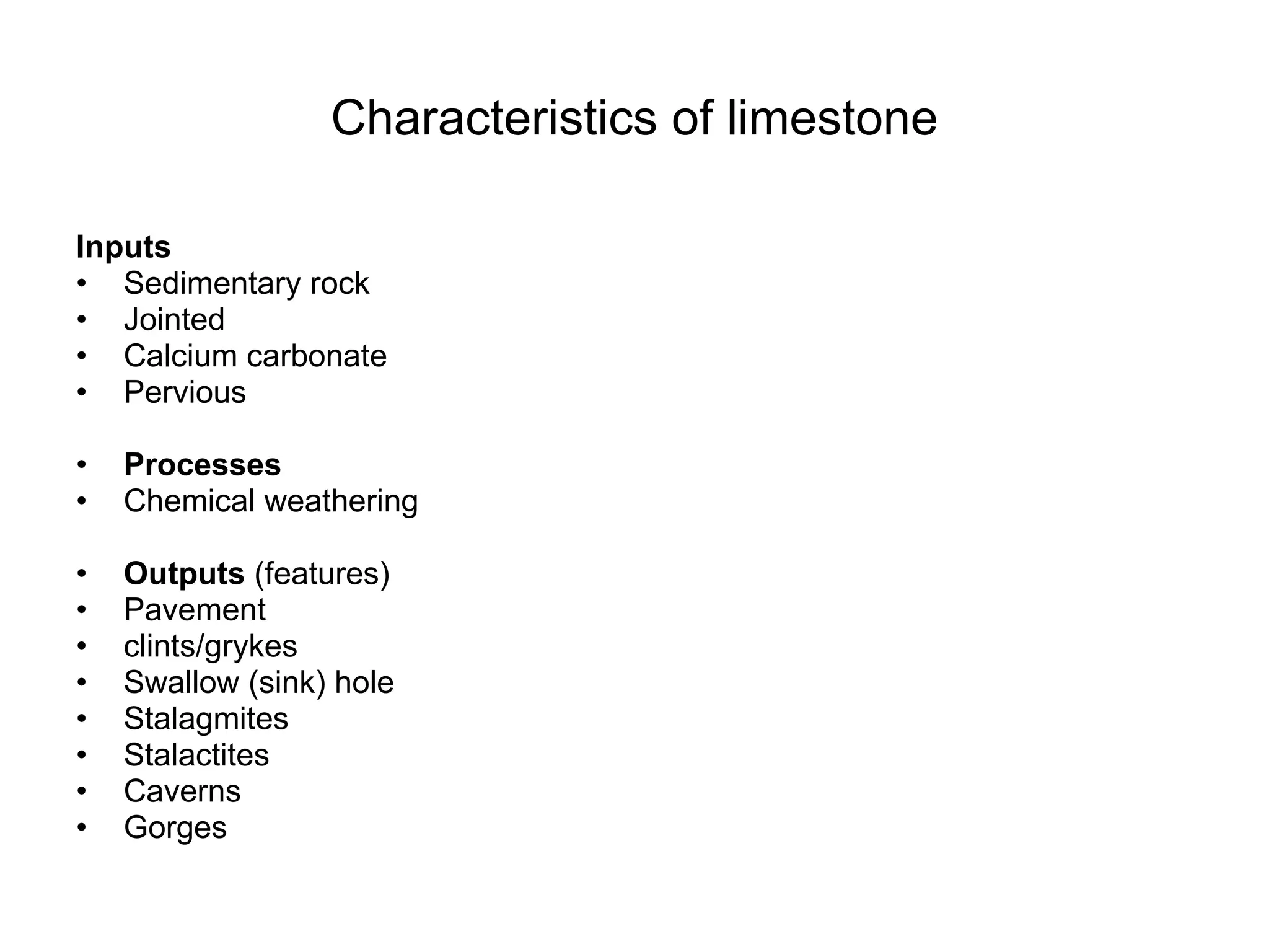 Limestone Landscapes | PPT