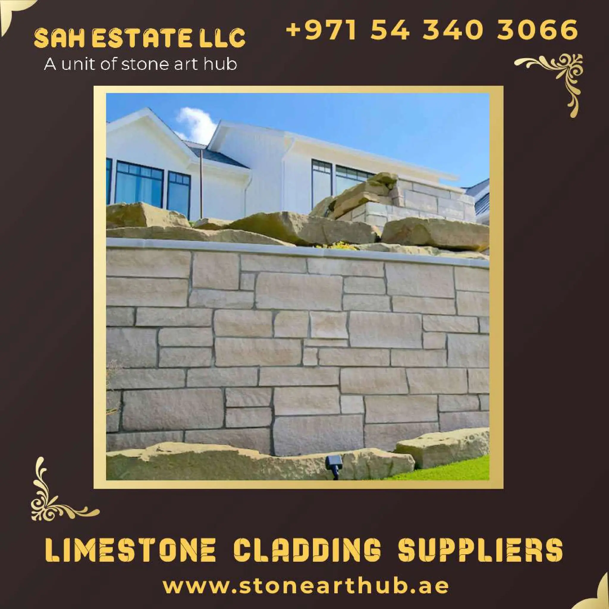 Limestone Cladding Suppliers in Dubai - ☎ +971 54 340 3066 | PDF